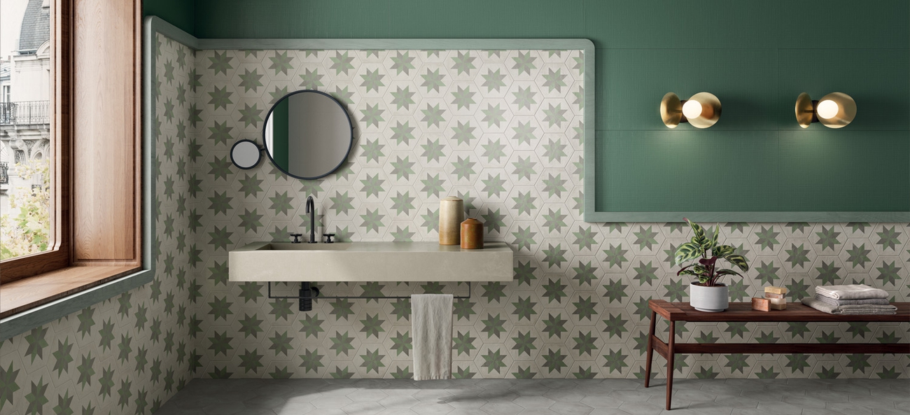 White body and porcelain stoneware tiles | Marca Corona