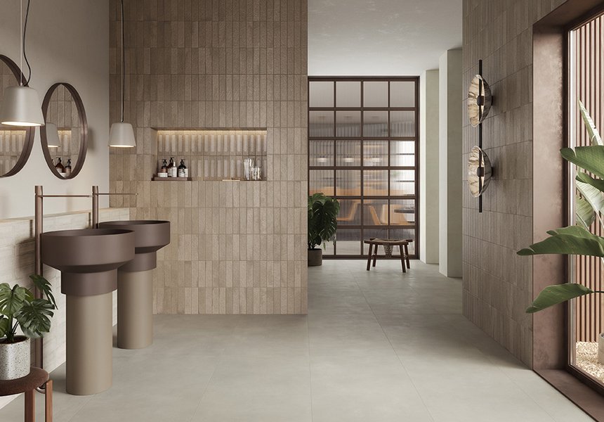 Decorative bathroom tiles: latest trends and design ideas | Marca Corona