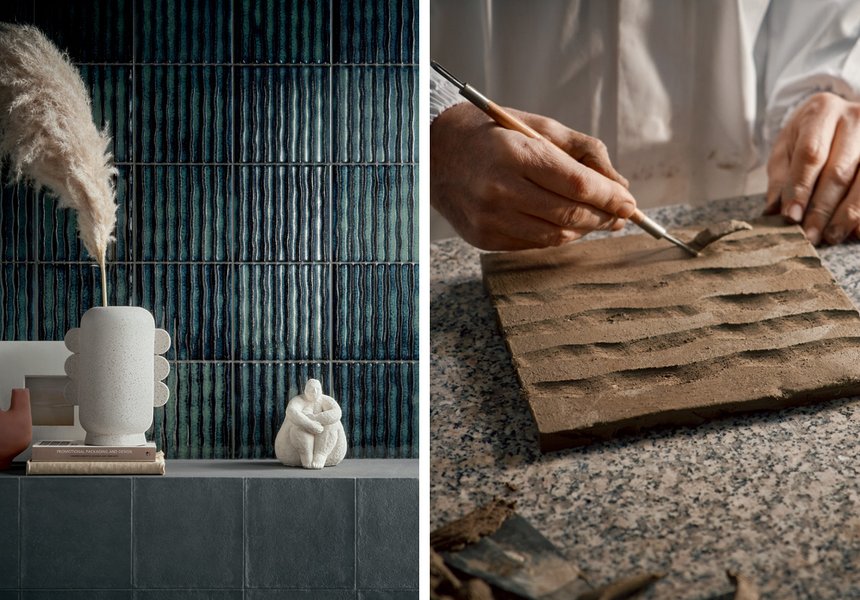 Decorative relief wall tiles. The pluses of ceramic and stoneware ...