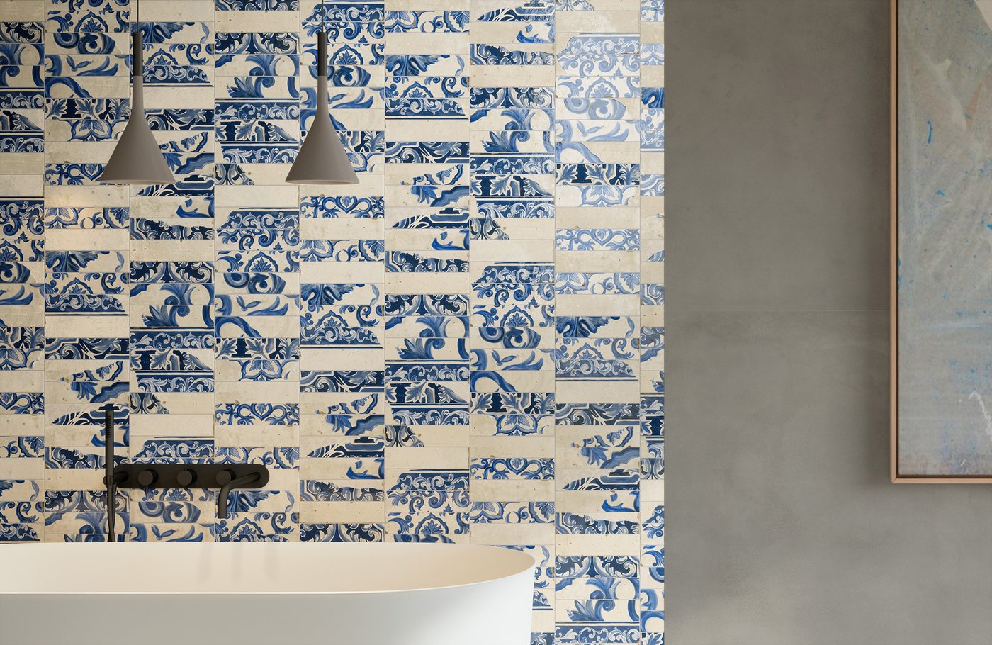 Fregio wall tiles for interiors - Miniature Fregio | Marca Corona