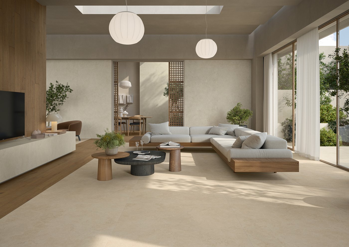 Modern porcelain stoneware Arkigeo | Marca Corona