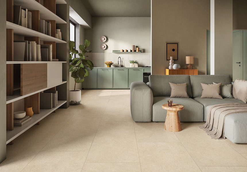Lithora: Limestone-Effect Porcelain Stoneware | Marca Corona