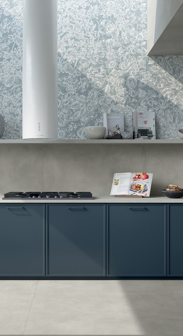 White floor tiles and wall tiles design | Marca Corona