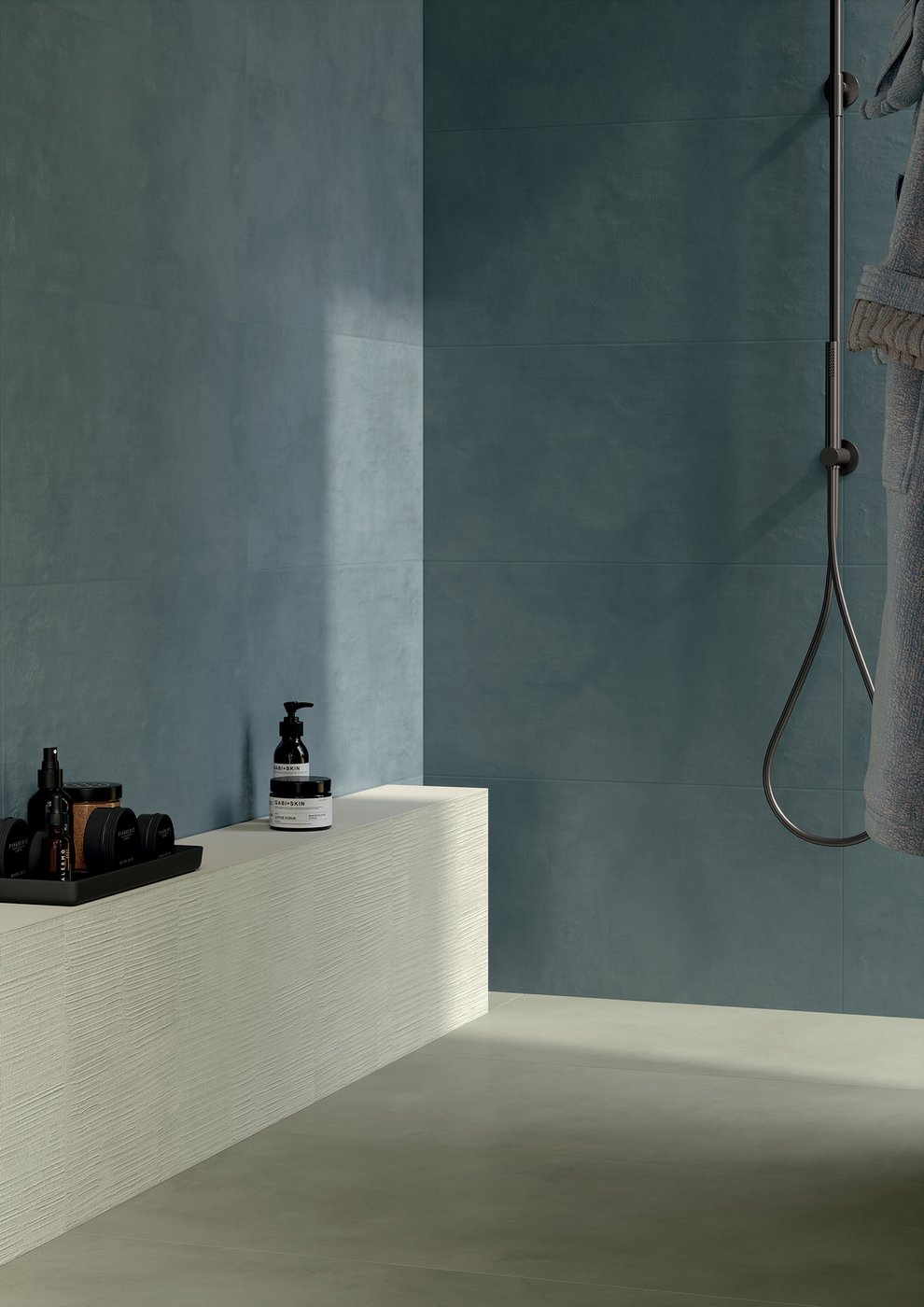 Concrete and resin effect stoneware Multiforme | Marca Corona