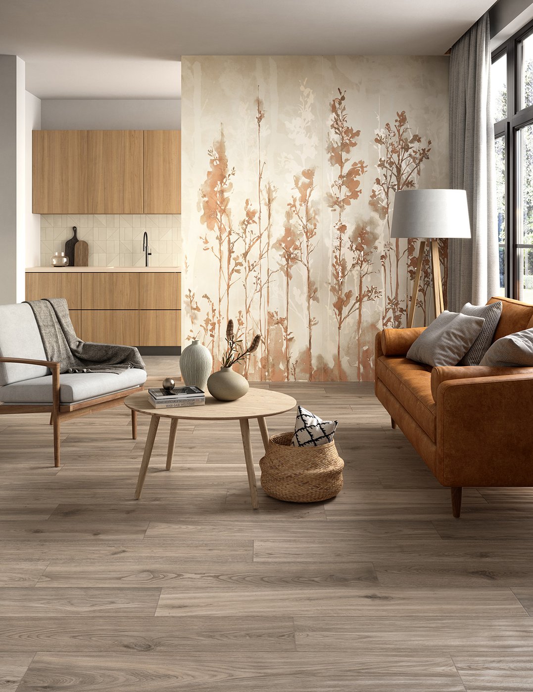 Concrete Effect Stoneware Tiles Multiforme Dune | Marca Corona