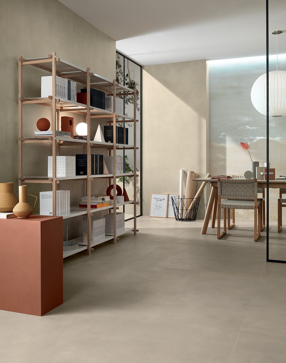 Concrete Effect Stoneware Tiles Multiforme Dune | Marca Corona