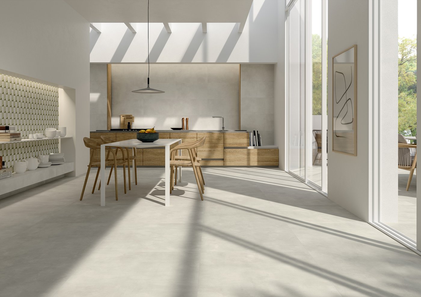 Concrete and resin effect stoneware Multiforme | Marca Corona