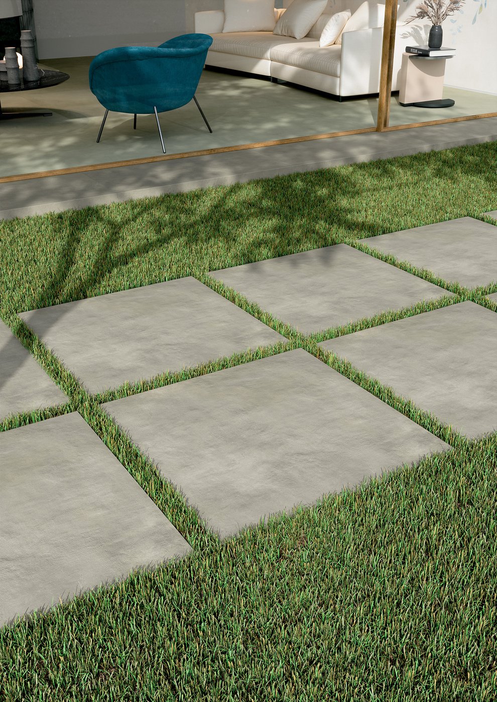 Concrete and resin effect stoneware Multiforme | Marca Corona