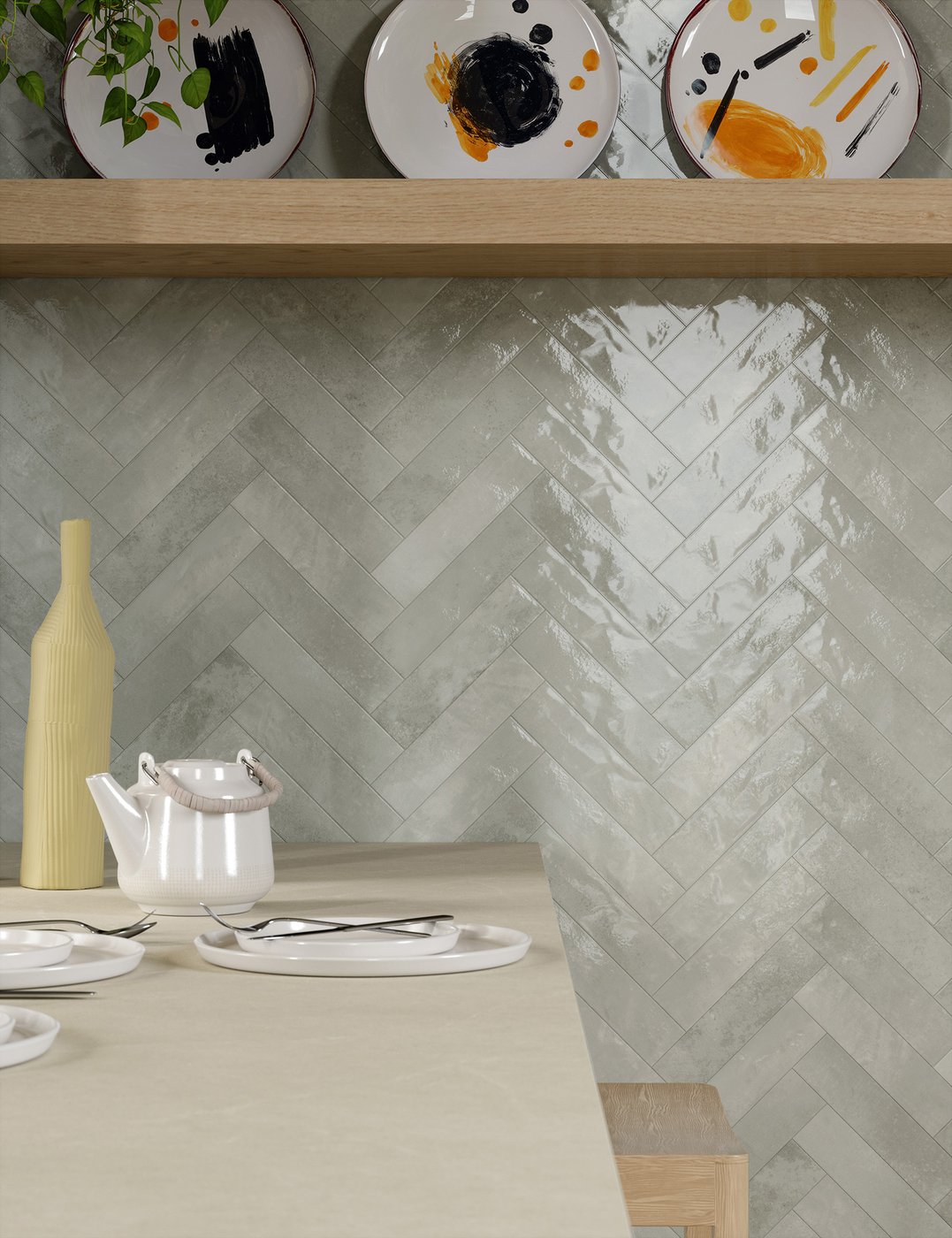 Miniature Soda glass effect stoneware tiles | Marca Corona